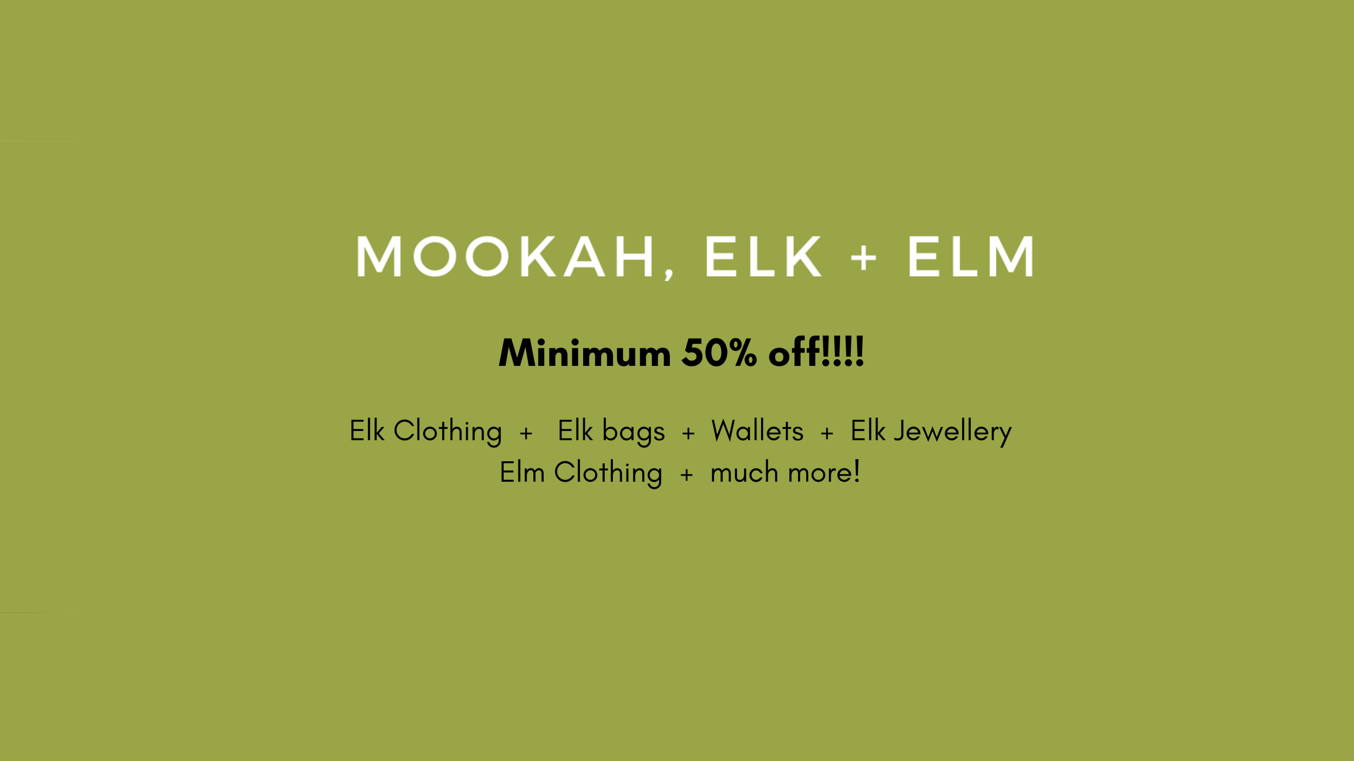 Holly Jolly Jumble Sale Elk Clothing Mookah Elm Lifestyle