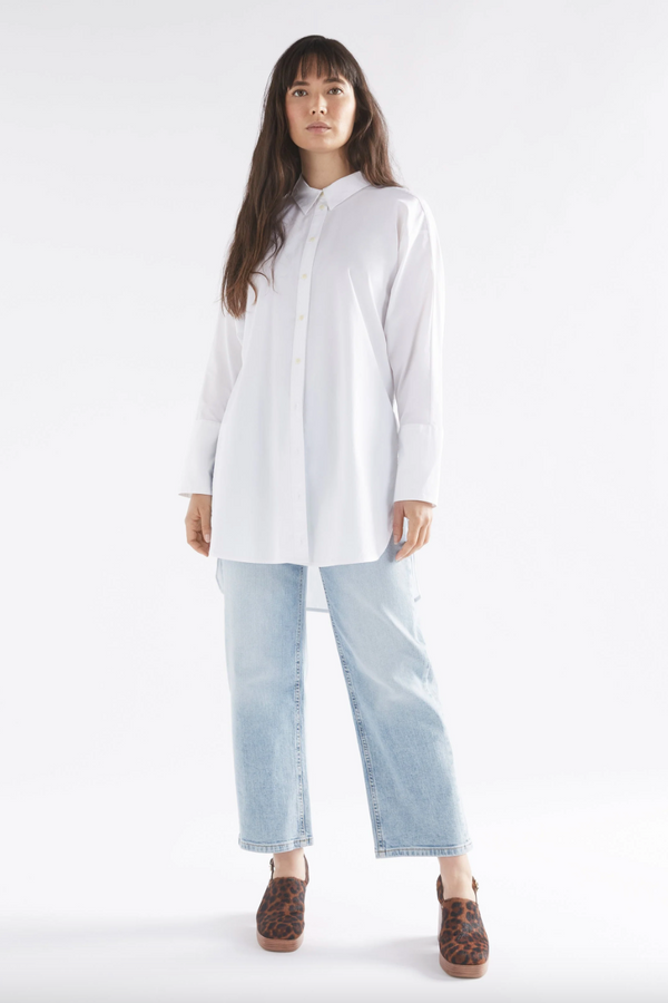 ELK Clothing Ligne Shirt - White | Free Shipping + Afterpay Available ...